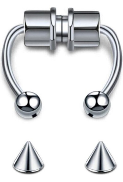 Afillix Concept Cerrahi Çelik Fake Septum Gümüş Renk Maynetik Piercing-Mıknatıslı Piercing Afillix Concept Cerrahi Çelik Fake Septum Gümüş Renk Maynetik Piercing-Mıknatıslı Piercing