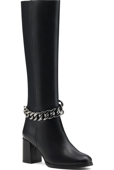 Nine West Setrate 1pr Siyah Kadın Topuklu Çizme