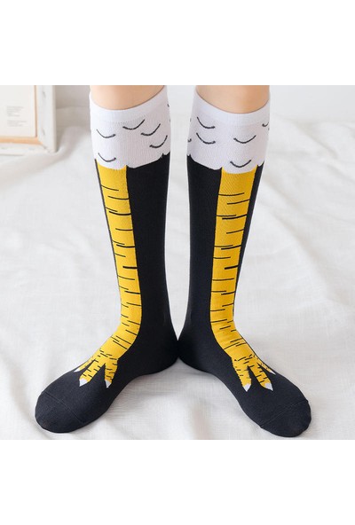 Bgk Tekli Tavuk Ayağı Desenli Dizaltı Çorap Bgk Tekli Tavuk Ayağı Desenli Dizaltı Çorap