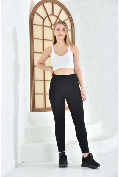 Anka Women Kadın Çelik Toparlayıcı Arkası Cepli Pantolon Tayt Siyah Anka Women Anka Women Kadın Çelik Toparlayıcı Arkası Cepli Pantolon Tayt Siyah Anka Women