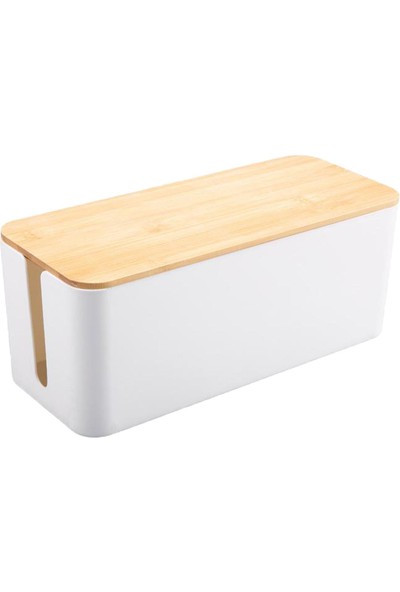 Dolity Güç Şeritleri Tel Hider Kablo Yönetimi Kutusu Kapatıcı Gizle Gizli Teller Beyaz S (Yurt Dışından)