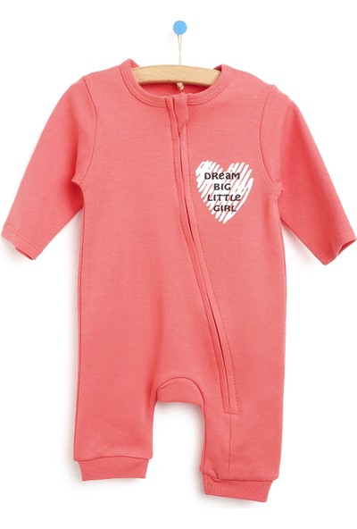 Hello Baby Basic Kız Bebek Patiksiz Tulum