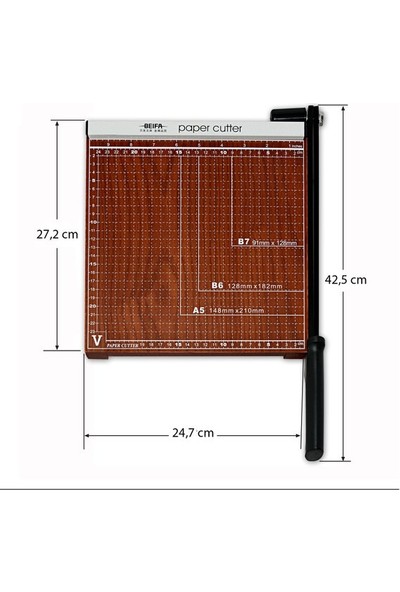 Beıfa Paper Cutter Kollu Giyotin Kağıt Kesme Makinesi 10