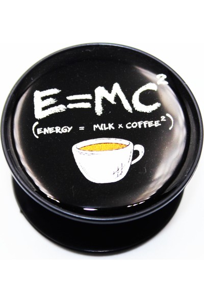 Pop Art Telefon ve Tablet Parmak Tutucu Kahve Popsocket Pop Art Telefon ve Tablet Parmak Tutucu Kahve Popsocket