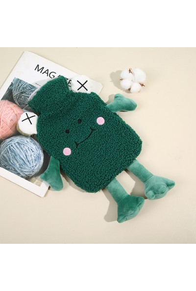 Yoyoso Sevimli Kurbağa Kılıflı Sıcak Su Torbası Temofor 800 Ml 23 x 17 cm Koyu Yeşil Yoyoso Sevimli Kurbağa Kılıflı Sıcak Su Torbası Temofor 800 Ml 23 x 17 cm Koyu Yeşil