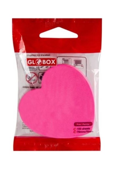 Globox Yapışkanlı Not Kağıdı Neon Kalpli 2930 Globox Yapışkanlı Not Kağıdı Neon Kalpli 2930