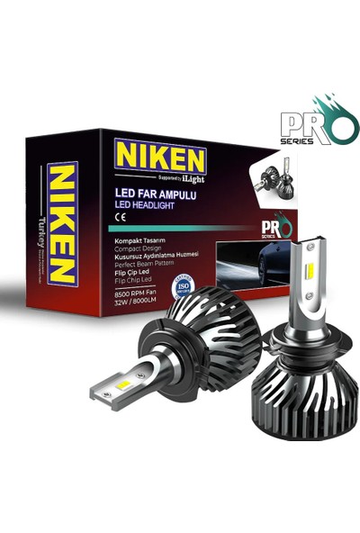 Niken Pro Serisi H1 LED Xenon - Beyaz