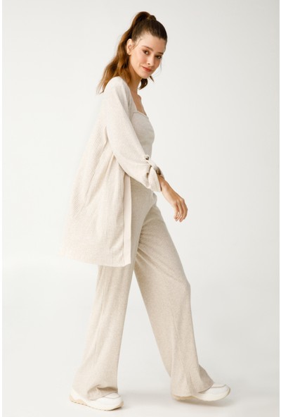 ON Kolu Apoletli Fitilli Hırka