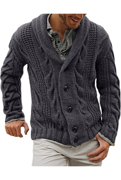 Farfi Koyu Gri Hırka (Yurt Dışından)