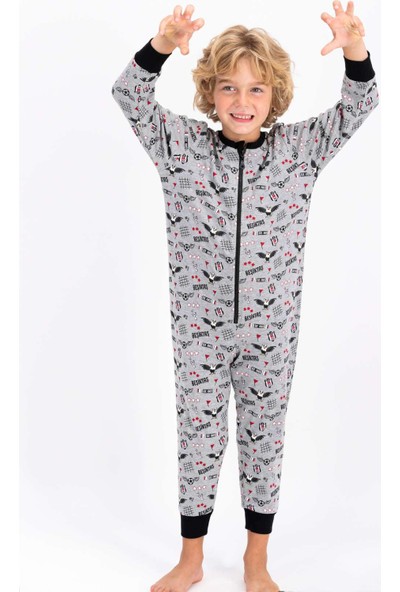 Beşiktaş Lisanslı Çocuk Tulum Grimelanj