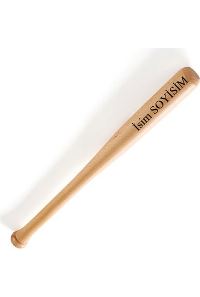 Herkesetoptantic Kişiye Özel Ahşap Beyzbol Sopası
