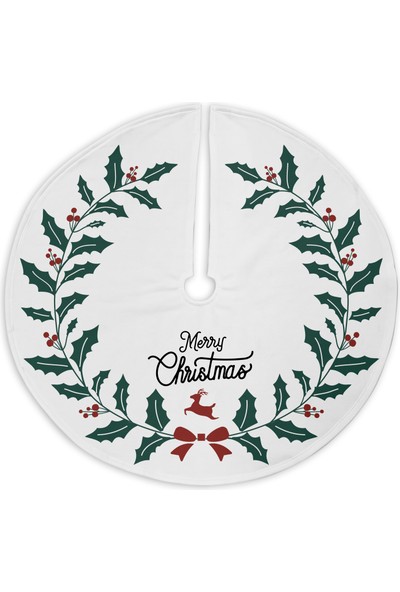 Hediye Sepeti Yılbaşı Çam Ağacı Örtüsü Eteği - Yılbaşı Süsü