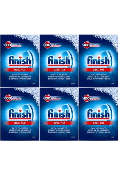 Finish Bulaşık Makinesi Tuzu 1,5 kg X6 Finish Bulaşık Makinesi Tuzu 1,5 kg X6