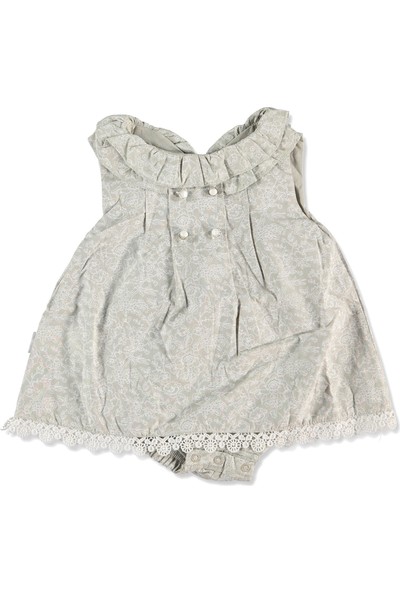 Bebemania Bebek Küçük Çiçekli Elbise Body