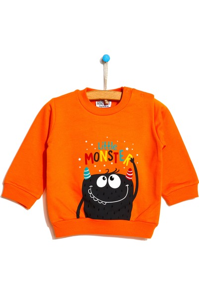 Hello Baby Basic Baskılı Sweatshirt