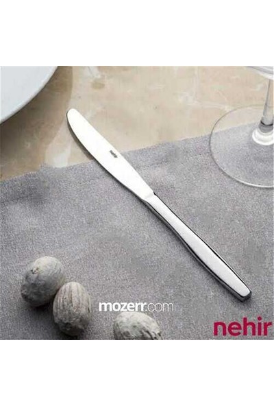 Nehir Sahra Sade 12'li Yemek Bıçağı