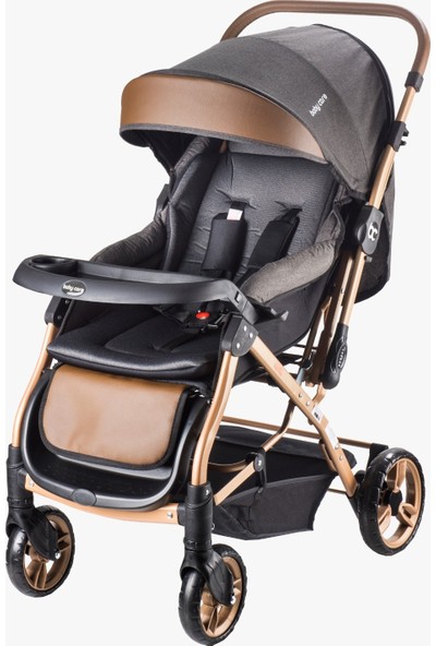 Baby Care Babycare BC65 Capron Çift Yönlü Bebek Arabası Gold Siyah Baby Care Babycare BC65 Capron Çift Yönlü Bebek Arabası Gold Siyah