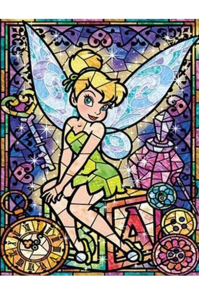 Movas Sanat Cam Sanatından Güzel Peri Elmas Mozaik Tablo 35X45CM E20203409