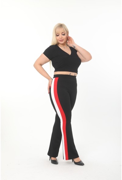 Büyük Bedenim Ispanyol Paça Tayt