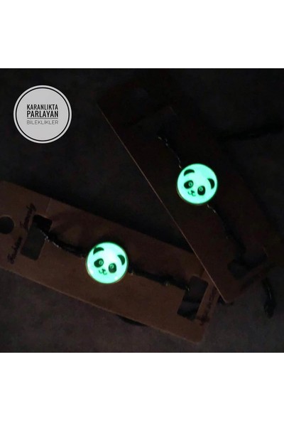 Ne&Ra Karanlıkta Parlayan Panda Bileklik
