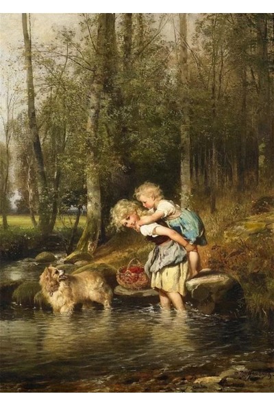 Movas Sanat Dere Kenarında Oynayan Kız Kardeşler / Mozaik Tablo / Mozaik Puzzle (40X55CM) E20203533 Movas Sanat Dere Kenarında Oynayan Kız Kardeşler / Mozaik Tablo / Mozaik Puzzle (40X55CM) E20203533