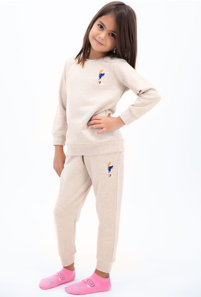 U.S. Polo Assn. U.s. Polo Assn Kız Çocuk Basic Karmelanj Eşofman Takımı
