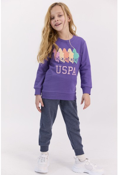 U.S. Polo Assn. U.s. Polo Assn Violet Kız Çocuk Eşofman Takımı