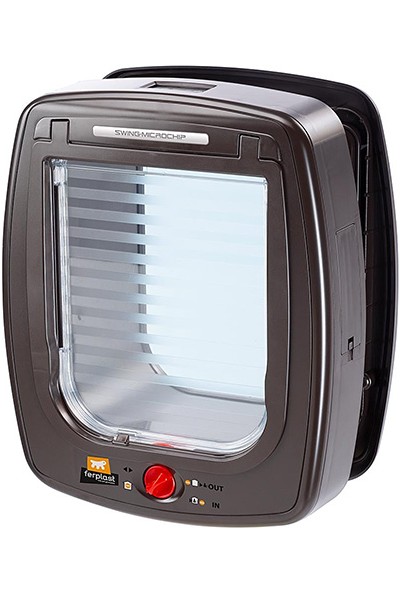 Ferplast Swing Microchip Mikroçipli Akıllı Kedi Kapısı Kahverengi Ferplast Swing Microchip Mikroçipli Akıllı Kedi Kapısı Kahverengi