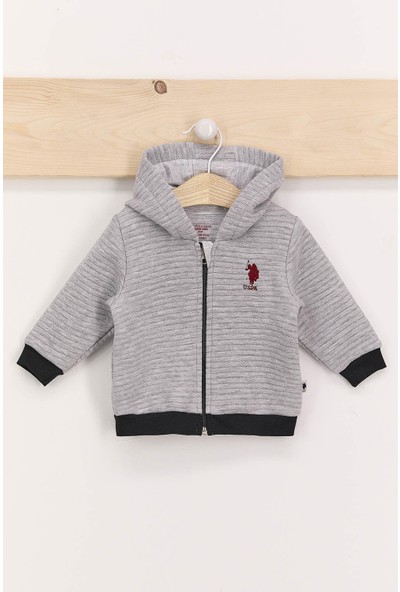 U.S. Polo Assn. U.s. Polo Assn Grimelanj Erkek Bebek Kapüşonlu Hırka