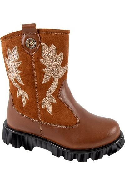 Kids A More Cowgirl Nakış Detaylı Kız Çocuk Deri Kovboy Çizmesi Taba Kids A More Cowgirl Nakış Detaylı Kız Çocuk Deri Kovboy Çizmesi Taba