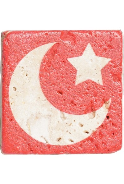 Anadolia Nevşehir Kaya Şehri Traverten Magnet