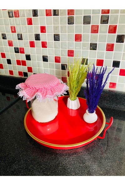 Kamila Dora 5'li Kavanoz Kapağı Örtüsü Kamila Dora 5'li Kavanoz Kapağı Örtüsü