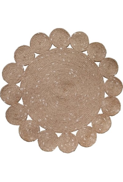 Giz Home June Jüt Halı 90x90 Jn116 Giz Home June Jüt Halı 90x90 Jn116