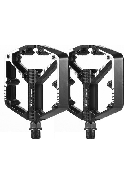 West Biking Batı Bisiklet Bisiklet Alüminyum Alaşımlı Pedallar Siyah (Yurt Dışından)