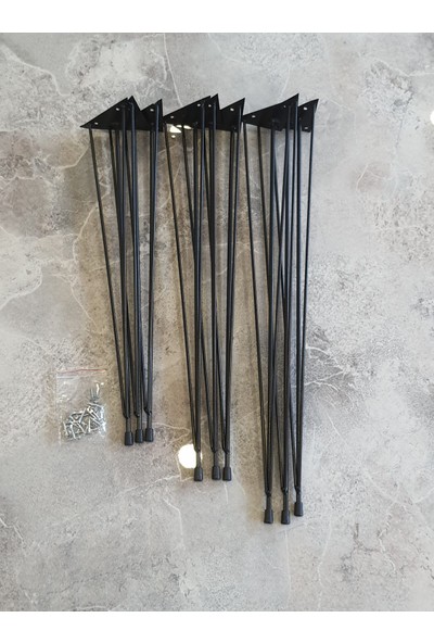 224home Tel Ayak Firkete Ayak Metal Sehpa Ayağı Siyah Metal Ayak 224home Tel Ayak Firkete Ayak Metal Sehpa Ayağı Siyah Metal Ayak