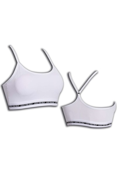 Koza Kadın Sporcu Büstiyer Ince Askılı