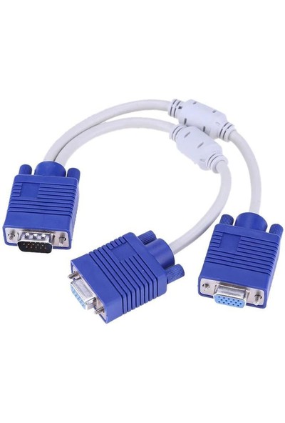 Aldım Geldi VGA Y Kablo VGA Splitter Kablo 2 Li VGA Çoklayıcı Kablo Aldım Geldi VGA Y Kablo VGA Splitter Kablo 2 Li VGA Çoklayıcı Kablo