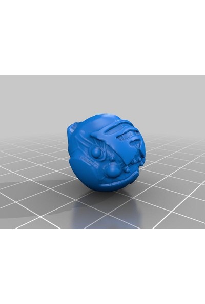 Aldım Geldi Örümcek Kafa Heykel Plastik Aparat