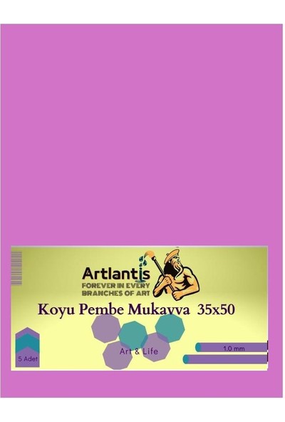 Artlantis Koyu Pembe Renkli Mukavva 35X50 5 Adet Artlantis Renkli Mukavva 5 Adet Artlantis Koyu Pembe Renkli Mukavva 35X50 5 Adet Artlantis Renkli Mukavva 5 Adet
