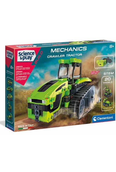 Clementoni 75064TR Çiftlik Traktörü - Mekanik Laboratuarı +8 Yaş