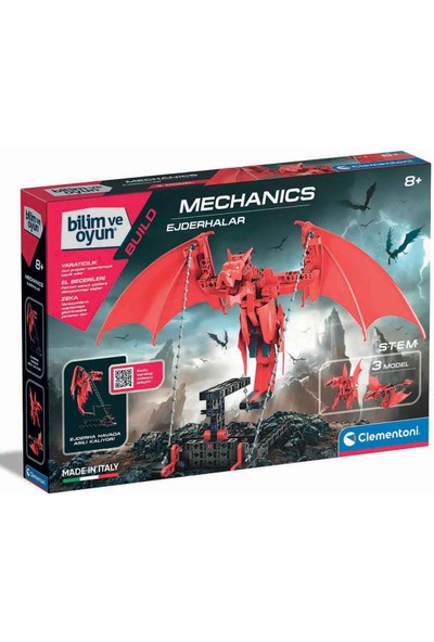 Clementoni 64327 Uçan Ejderha - Mekanik Laboratuarı +8 Yaş