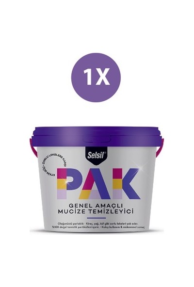 Selsil Pak 500 gr Temizleyici