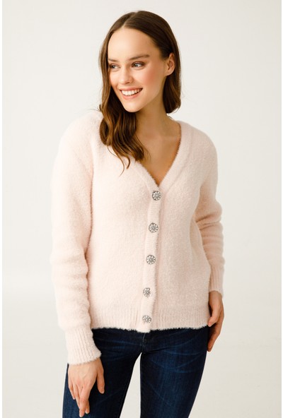 ON V Yaka Kısa Triko Hırka