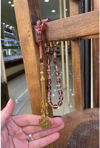 Müntakış Sarı Osmanlı Sancaklı Beyrut Damlası Tesbih