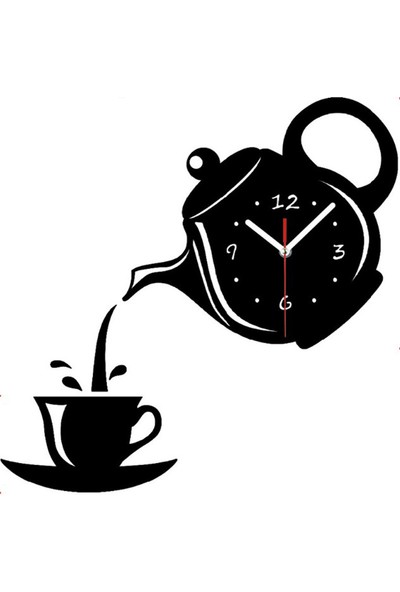 World Factory Akrilik Dıy Saat Oturma Odası Sessiz Ayna Çaydanlık Duvar Sticker 3D (Yurt Dışından) World Factory Akrilik Dıy Saat Oturma Odası Sessiz Ayna Çaydanlık Duvar Sticker 3D (Yurt Dışından)