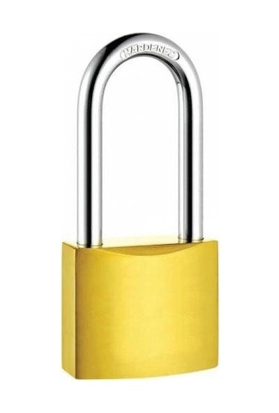 Adilon Sarı Döküm Uzun Asma Kilit 38 Mm, 3 Anahtarlı Adilon Sarı Döküm Uzun Asma Kilit 38 Mm, 3 Anahtarlı