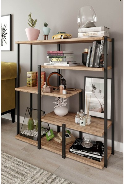 Else Halı Else Kahverengi 5 Katlı Mdf Ahşap Raflı Dekoratif Modern Dresuar Kitaplık Salon Rafı Dolap Else Halı Else Kahverengi 5 Katlı Mdf Ahşap Raflı Dekoratif Modern Dresuar Kitaplık Salon Rafı Dolap
