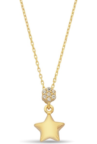 ÇGK KUYUMCULUK Yıldız Altın Kolye