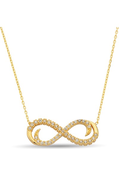 ÇGK KUYUMCULUK Sonsuzluk Altın Kolye 8k
