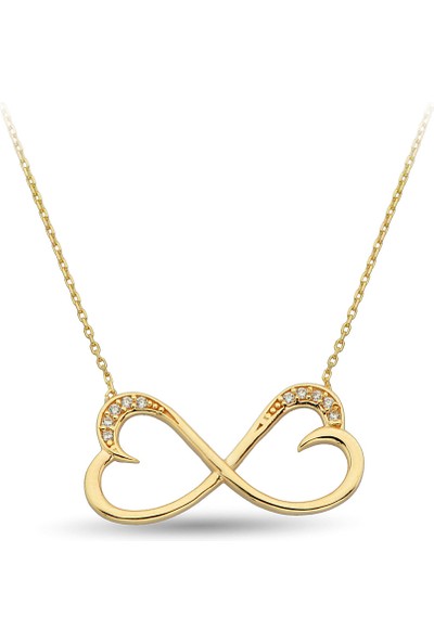 ÇGK KUYUMCULUK Kalp Altın Kolye ZK0239